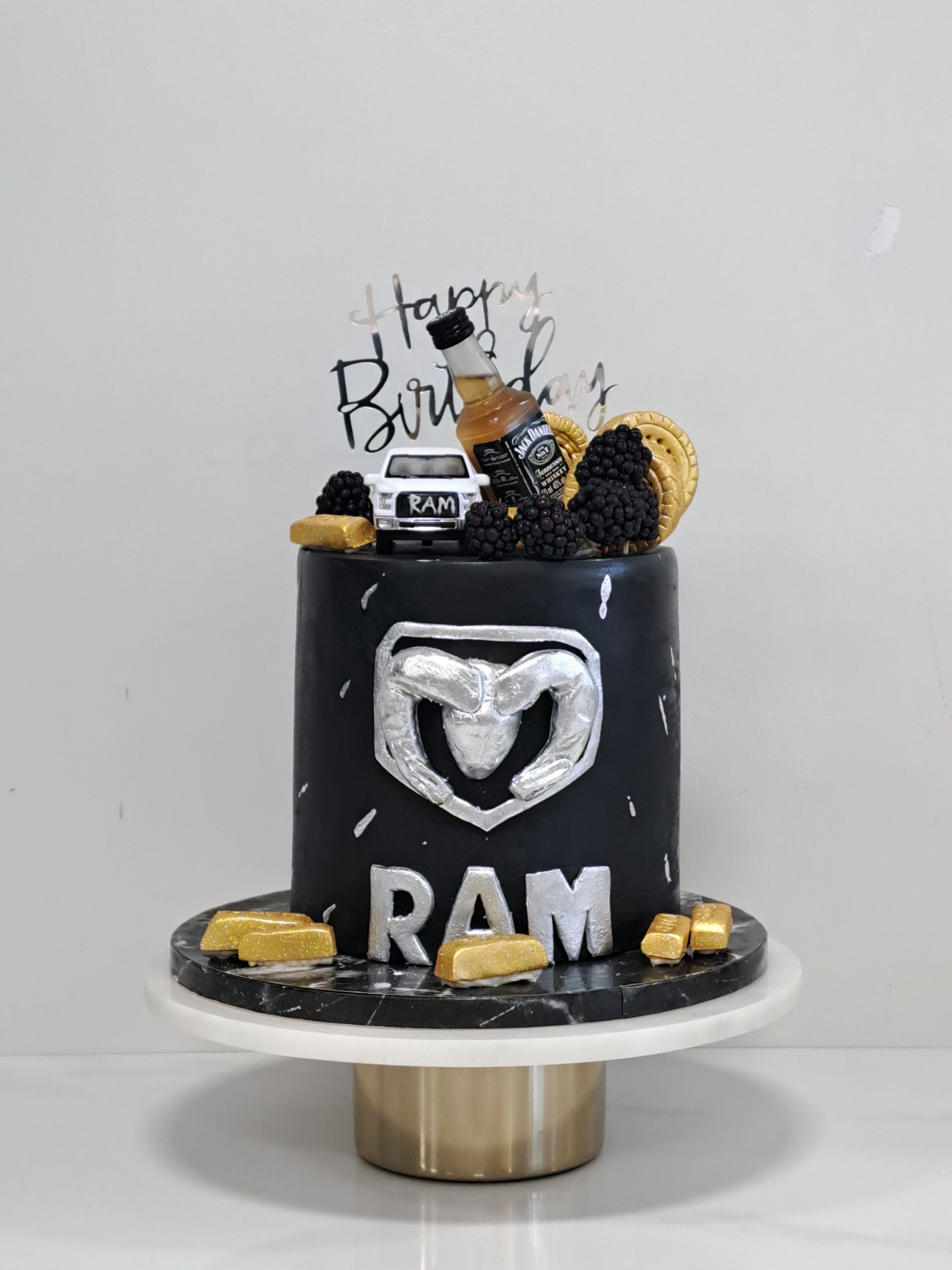 Custom Dodge RAM Truck & Whiskey Cake | Angel's Delight